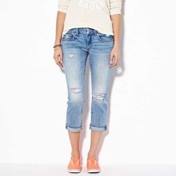 American Eagle Artist Crop Jeans